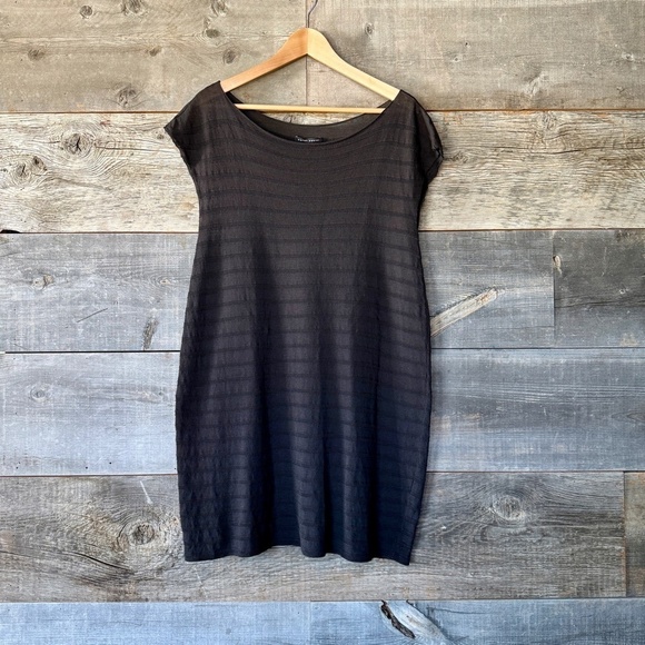 Sarah Pacini | Dresses | Sarah Pacini Italy Semi Sheer Striped Texture ...